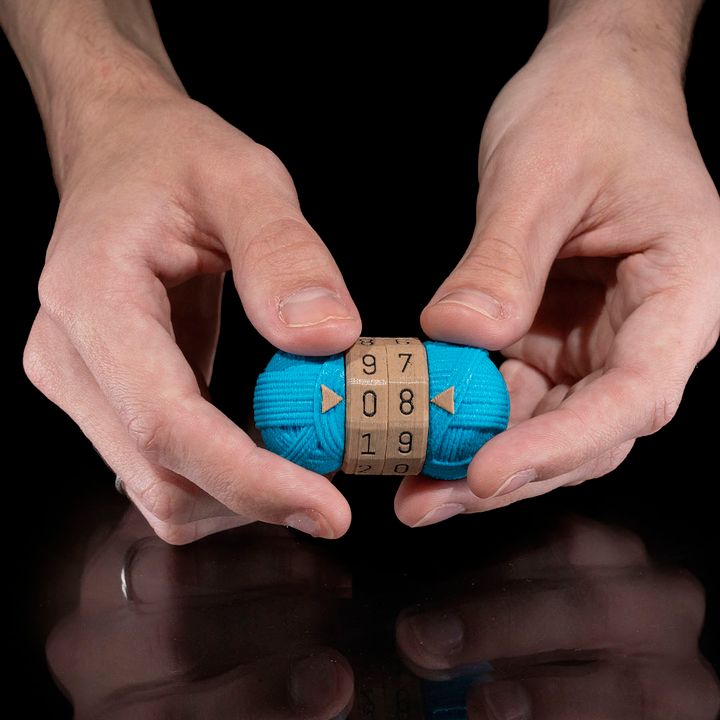 3D Printable Yarn Skein Stitch Tracker by Stlflix